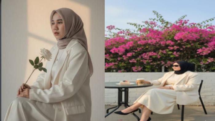 Prompt Gemini AI Foto Ala Model dengan Outfit Ivory dan Gaya Elegan, Salin Teks Perintahnya ...