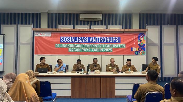 Inspektorat Nagan Raya Sosialisasi Antikorupsi dan Gratifikasi ke Kepsek dan Kapus - Serambinews.com