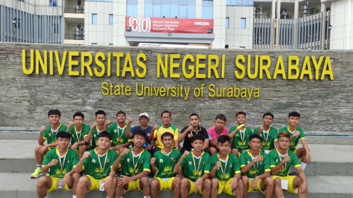 Tamiang United Sabet Perunggu Piala Presiden RI U-15 di Surabaya - Serambinews.com