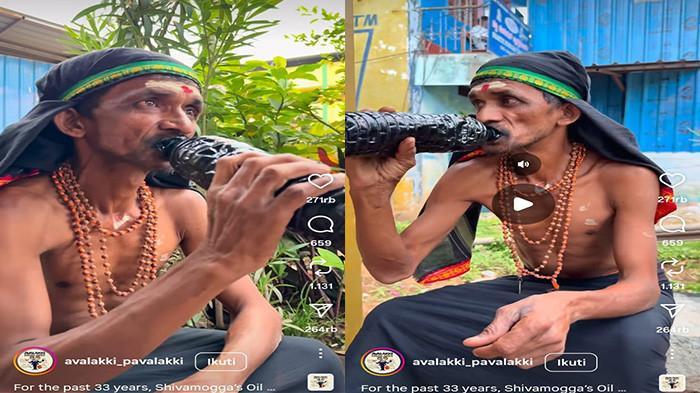 Kisah Oil Kumar, 33 Tahun Minum Oli Mesin dan Tak Pernah Sakit, Fakta ...