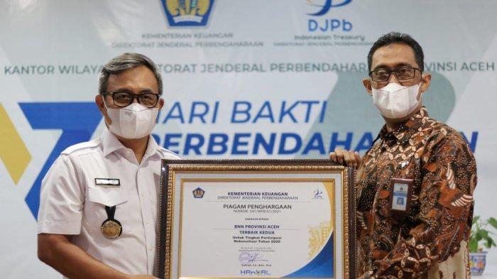 BNN Aceh Terima Penghargaan dari Kanwil DJPb Aceh, Terkait Pengelolaan ...