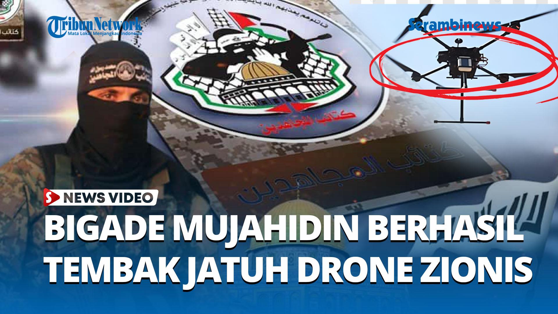 VIDEO Bigade Mujahidin Berhasil Tembak Jatuh Drone Zionis di Dekat ...