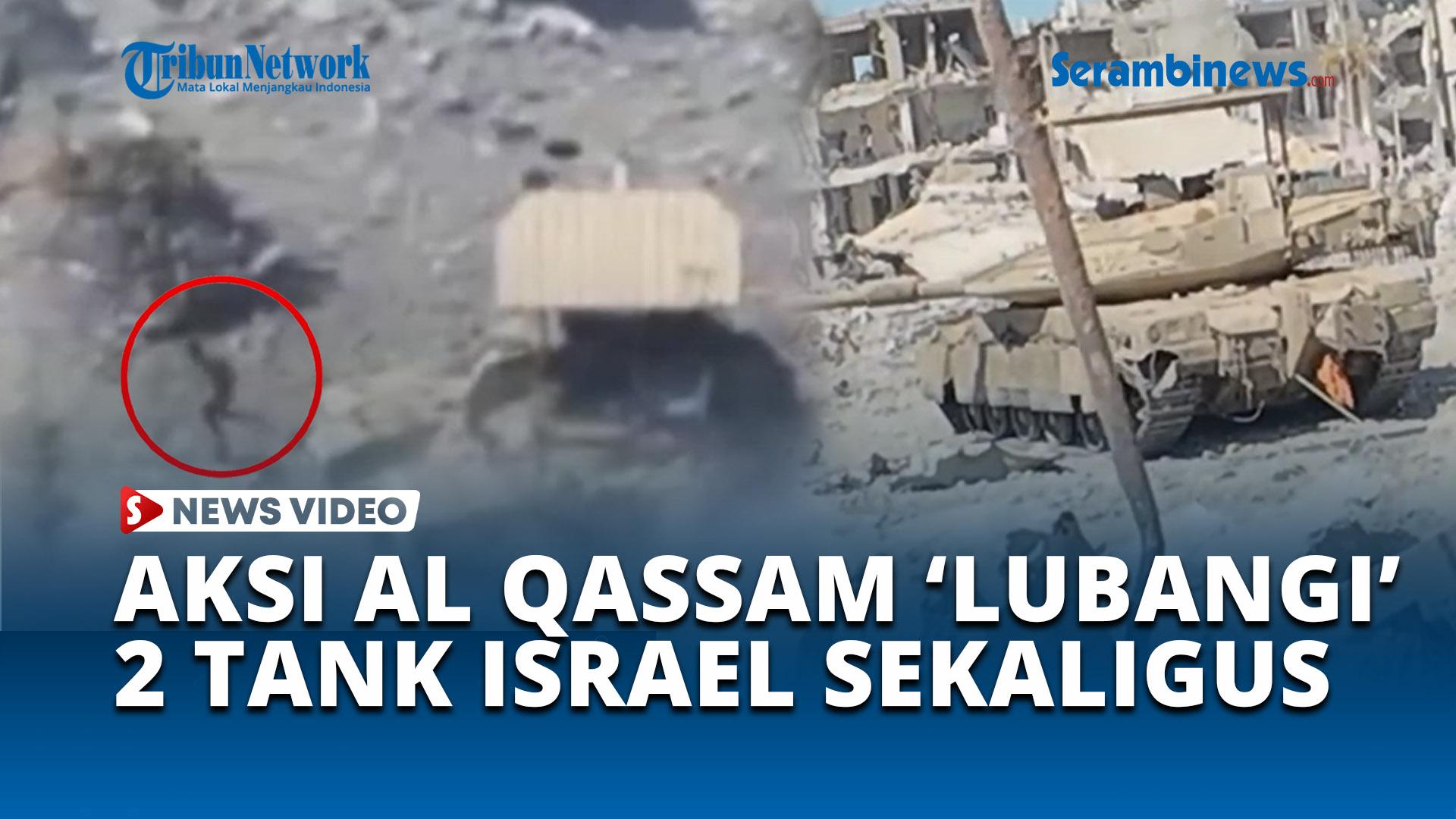 VIDEO Brigade Al Qassam Hancurkan Dua Tank Israel Sekaligus dari Jarak ...
