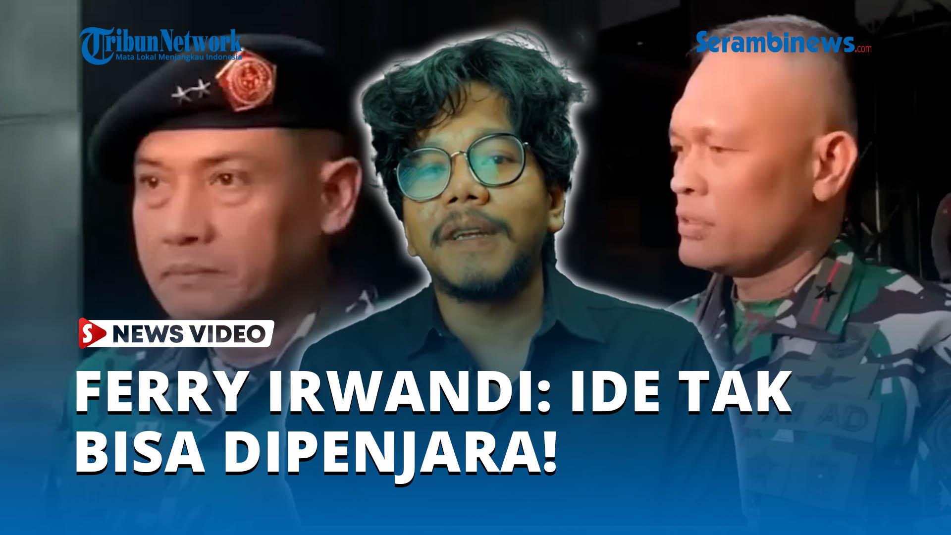 VIDEO - Terancam Dipolisikan TNI, Ferry Irwandi: Saya Tidak Akan Kabur ...