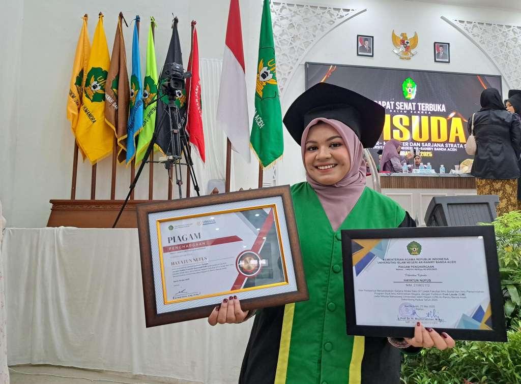 Sosok Hayatun Nufus, Anak Sopir Jadi Wisudawan Terbaik S1 UIN Ar-Raniry, Begini Kisahnya ...