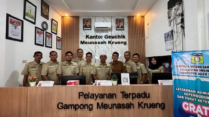 Mirip Lobi Hotel! Kantor Desa Meunasah Krueng Viral di TikTok, Interior ...