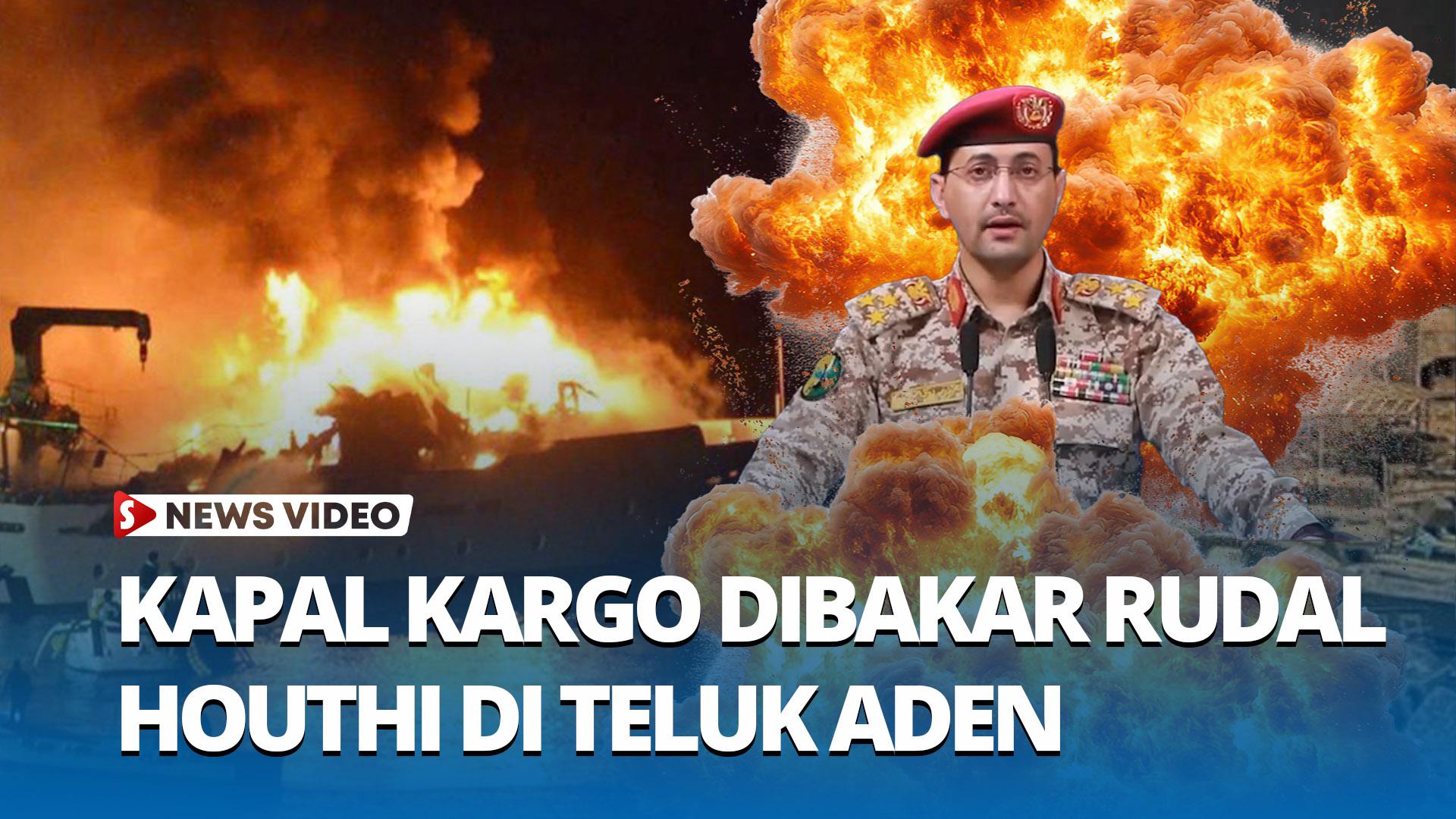 VIDEO Kapal Kargo MINERVAGRACHT Diklaim Dibakar Rudal Houthi di Teluk ...