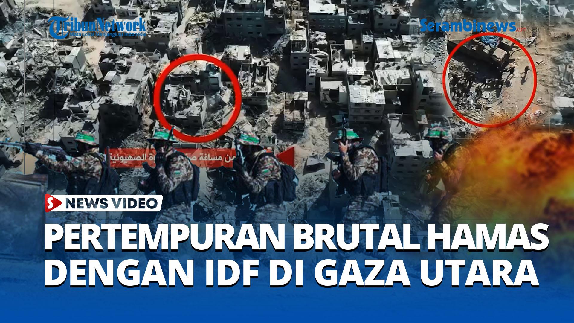 VIDEO Pertempuran Brutal Hamas dengan IDF di Gaza Utara, Rudal Yassin ...