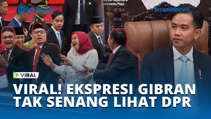 VIDEO - Viral! Ekspresi Wapres Gibran Saat Lihat Anggota DPR Joget Usai Sidang Tahunan ...
