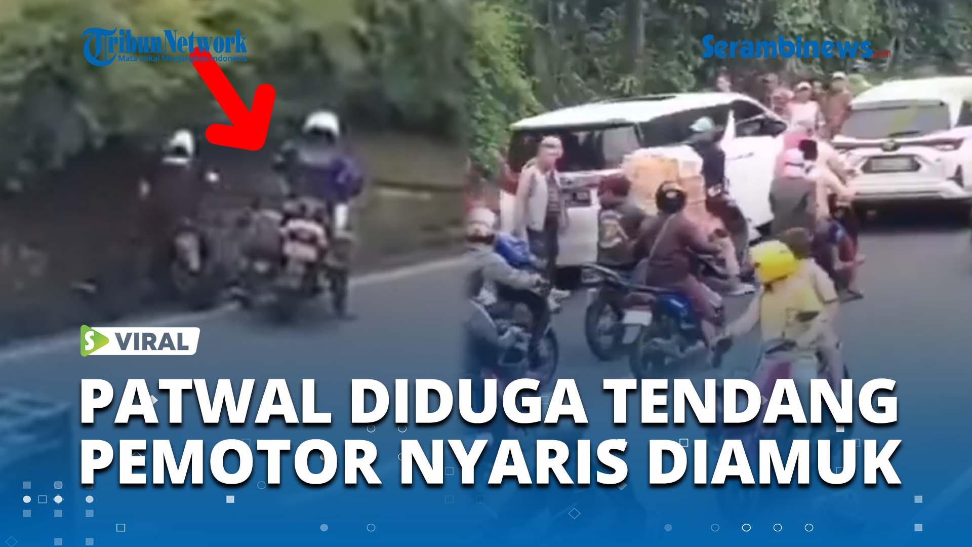 VIDEO VIRAL Patwal Tendang Pemotor di Puncak Bikin Warga Murka! Alphard Pejabat Nyaris Diamuk ...