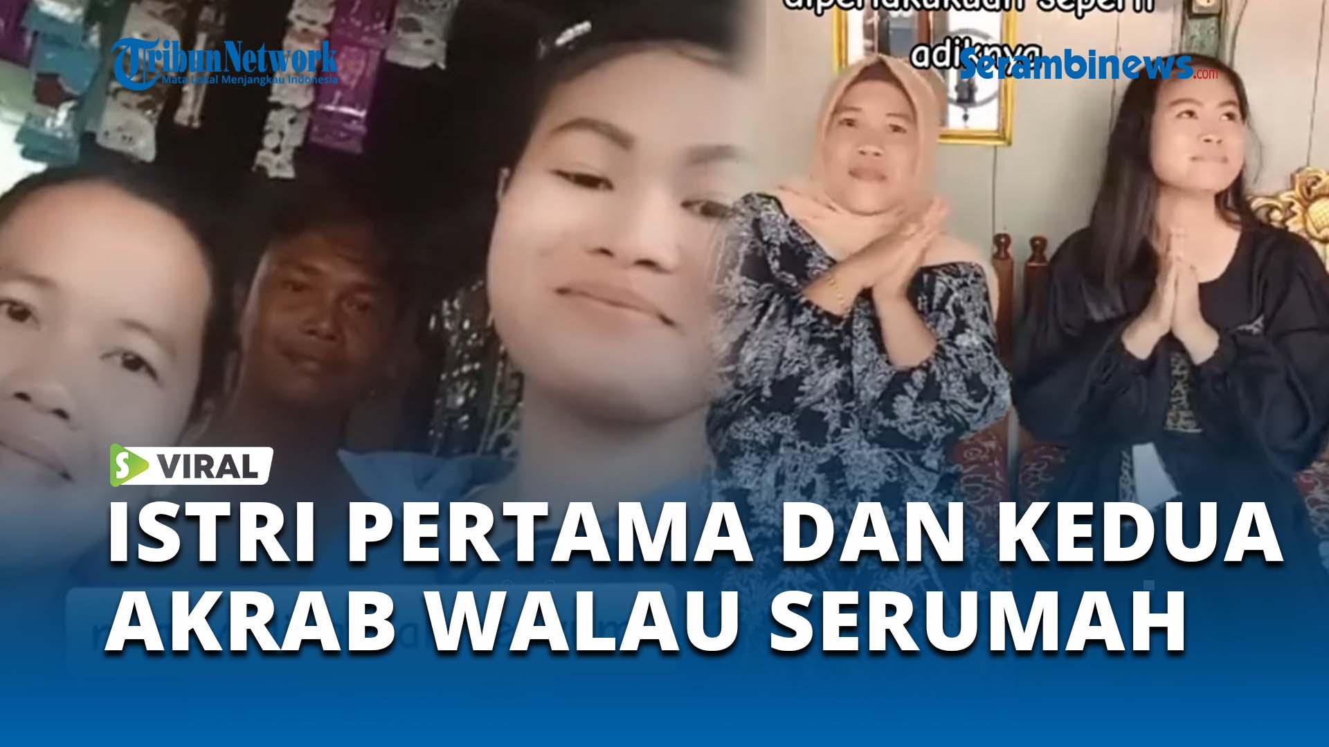 VIDEO Viral Istri Pertama dan Kedua Sangat Akrab Seperti Adik Kakak di ...