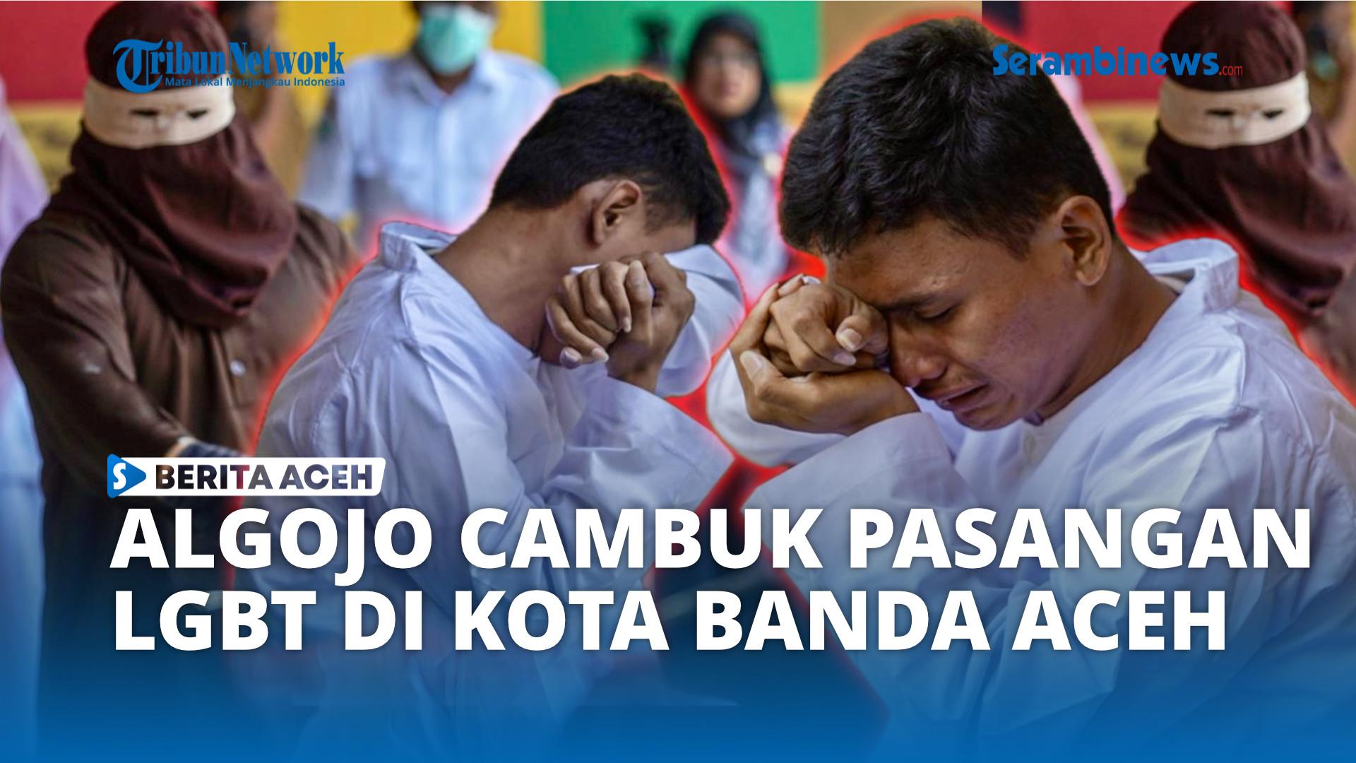 VIDEO - Pasangan LGBT Mesum di Toilet Taman Sari Dihukum 80 Kali Cambuk ...