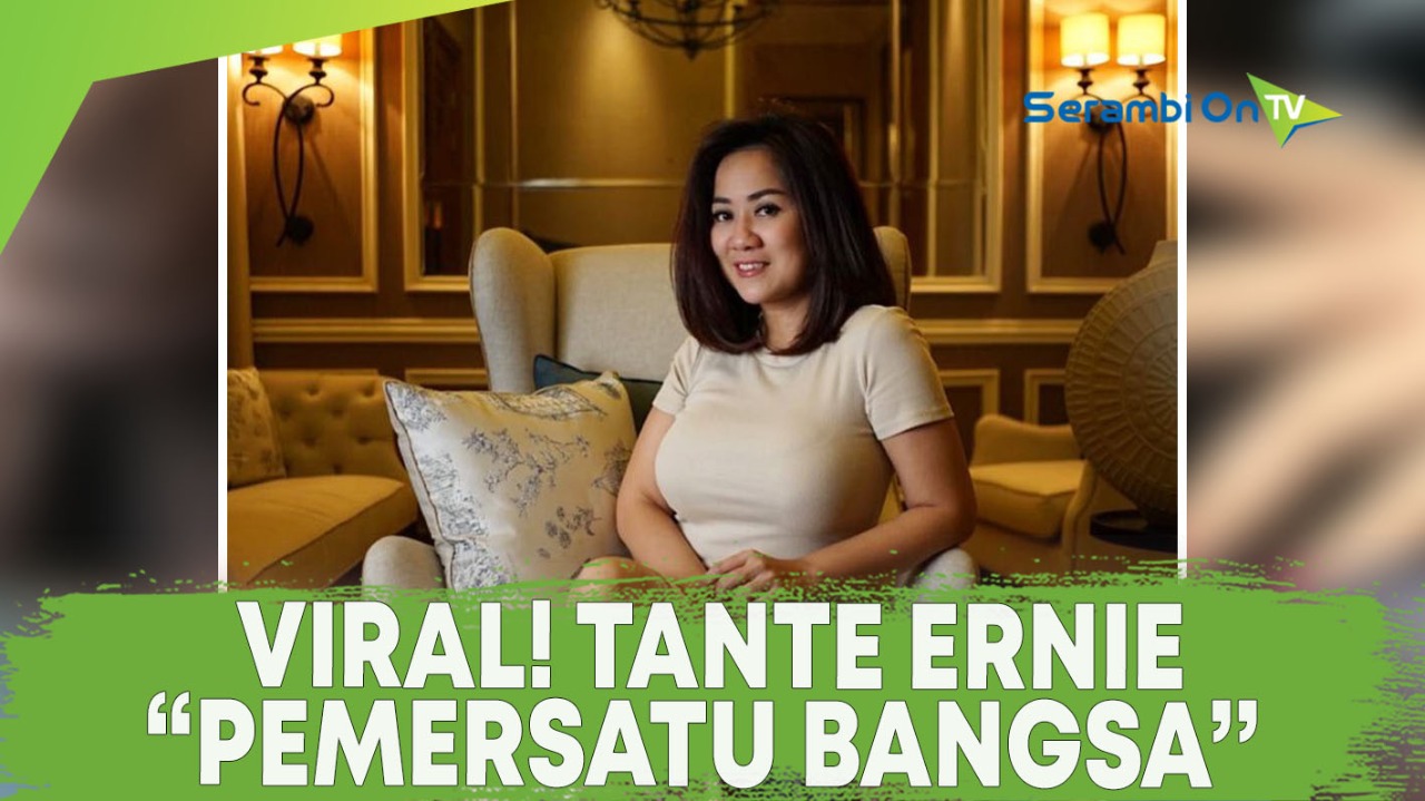 VIDEO - Viral di Twitter Tante Ernie "Tante Pemersatu Bangsa" - Serambinews.com