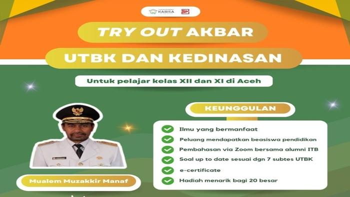 Sahabat Mualem Gelar Try Out UTBK Tahap 3 diikuti Ribuan Siswa Se Aceh ...