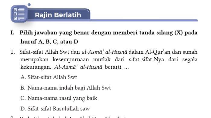 Jawaban Soal PAI Kelas 7 Semester 1 Halaman 45 46 47 48 Kurikulum Merdeka, Rajin Berlatih ...