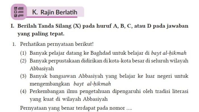 Jawaban Rajin Berlatih Bab 10, Kunci Jawaban PAI Kelas 8 Halaman 270 271 272 273 Kurikulum ...