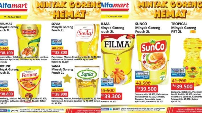 Gebyar Promo Alfamart Berlaku 21-23 April, Katalog Diskon Harga Minyak Goreng Sovia dan Filma ...