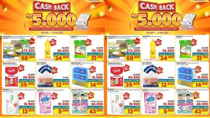 SERBU! Promo Indomaret Minggu Ini 8-14 Mei, Beli Beras Larrist Premium ...