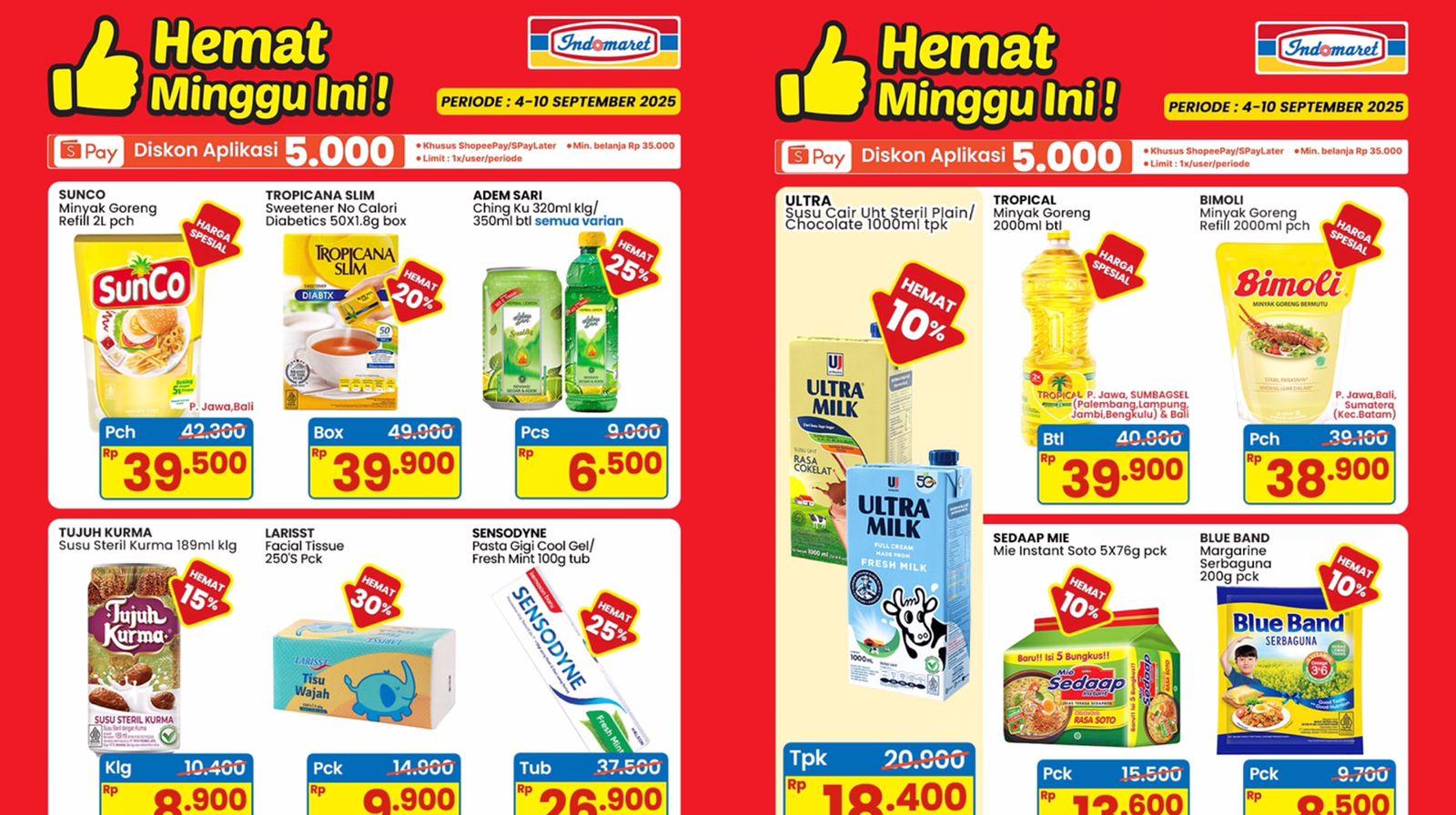 Katalog Promo Termurah di Indomaret Hari Ini 10 September, Sembako ...