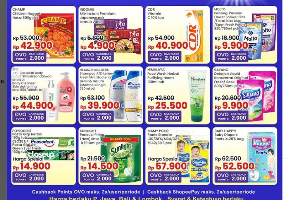 PROMO Indomaret Besok 1 November 2023: Paling IRIT Pakai OVO, Sunlight ...