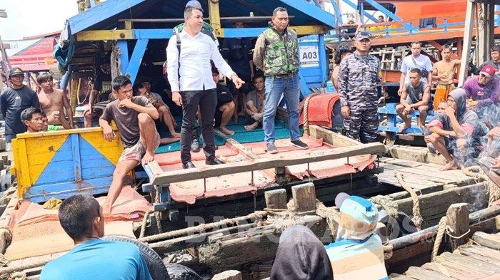 Aktivitas Tambang Timah Ilegal di Laut Bagger Toboali Dirazia - Bangkapos.com
