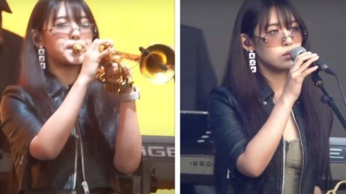 Sosok Wanita Cantik Peniup Terompet yang Viral Dijuluki Tarara Girl ...