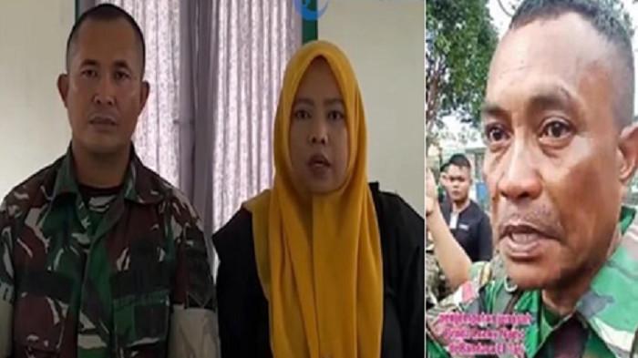 Suami Pemilik Akun Nafa Arshana, Sertu Gunadin Minta Maaf Istri Hina Prada Lucky:Siap Salah ...