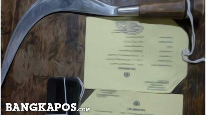 Febrianto Acungkan Celurit ke Polisi, Saat Ditangkap Ditemukan Senjata ...