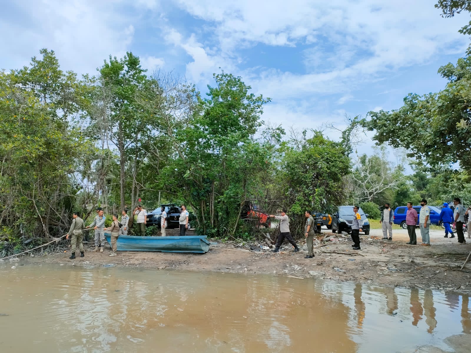 Maraknya Penambangan Ilegal, Tim PETI Amankan Ponton di Sungailiat dan ...