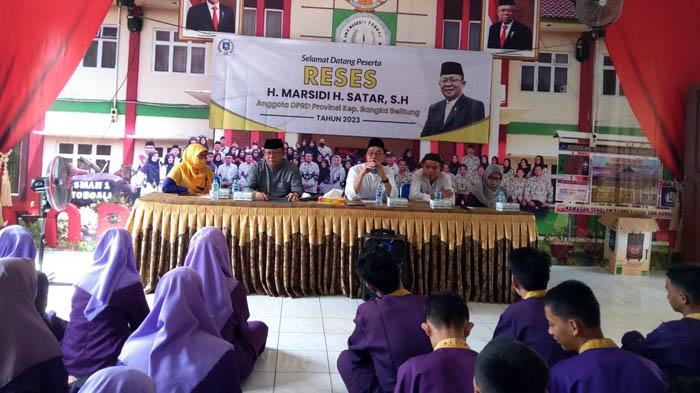 Masuk Masa Reses Sejumlah Anggota DPRD Babel Serap Aspirasi Siswa dan ...