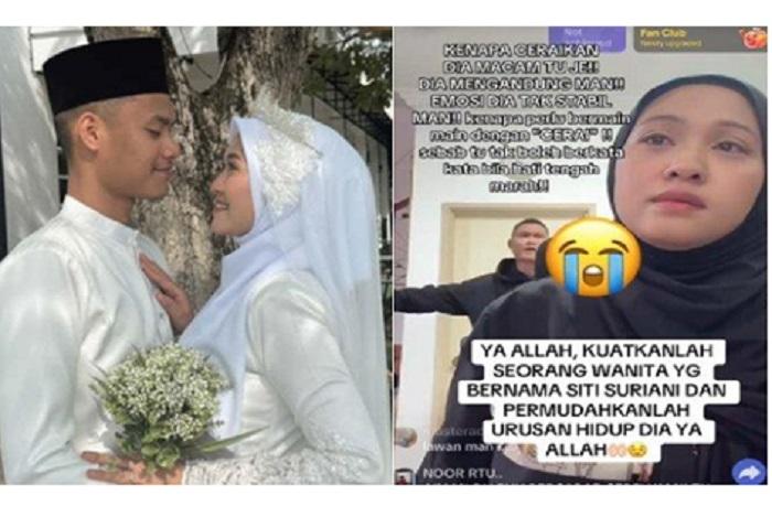 Sosok Siti Jamumall Influencer Malaysia Ditalak Cerai Suami saat Live, Usia Pernikahan Belum 1 ...