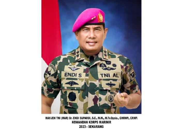 Kekayaan Mayjen TNI Mar Endi Supardi Komandan Korps Marinir, Lulusan ...