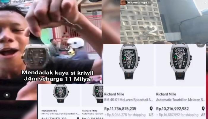 Penampakan Jam Tangan Richard Mille Milik Ahmad Sahroni yang Dijarah ...