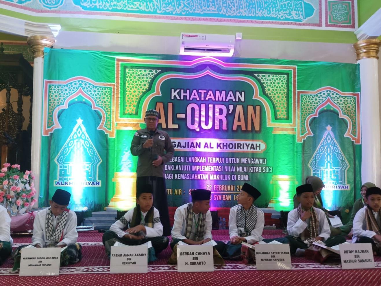 Pengajian Al Khoiriyah Pangkalpinang Gelar Khataman Al Quran, Arak-Arakan hingga Mendengar ...
