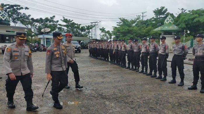 Jalani Orientasi di Polres Balangan, 23 Bintara Baru Diajak Pengenalan ...
