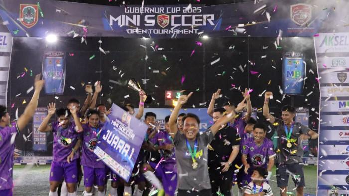 BBU BAM FC Juara Gubernur Cup 2025 Mini Soccer, Pemprov Janji Lebih ...
