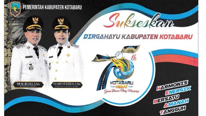 Sambut Hari Jadi ke-75 Kotabaru, Usung Tema Kotabaru Hebat Gasan Banua Nang Maslahat ...