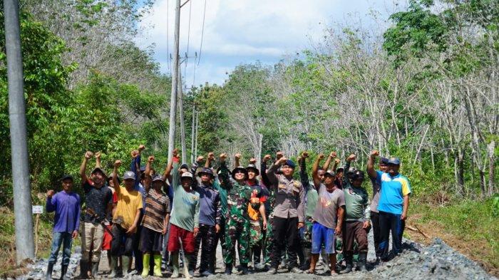 Satgas TMMD Ke-120 Kodim 1022/Tanah Bumbu Wujudkan Penantian Akses Jalan Mata Pencaharian ...