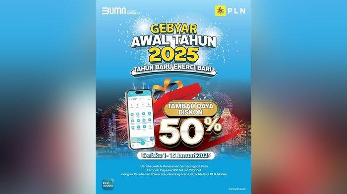 Tahun Baru Energi Baru, PLN Berikan Diskon 50 Persen Tambah Daya - Banjarmasinpost.co.id