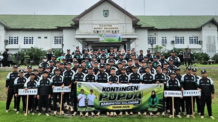 Balangan Kirim 40 Atlet Menuju POPDA Kalsel 2026, Wabup Beri Pesan Jaga ...
