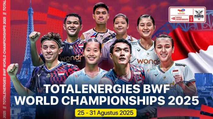 Jam Tayang dan Jadwal Final Badminton Kejuaraan Dunia BWF 2025 Siaran Langsung TVRI, Tanpa Putri ...