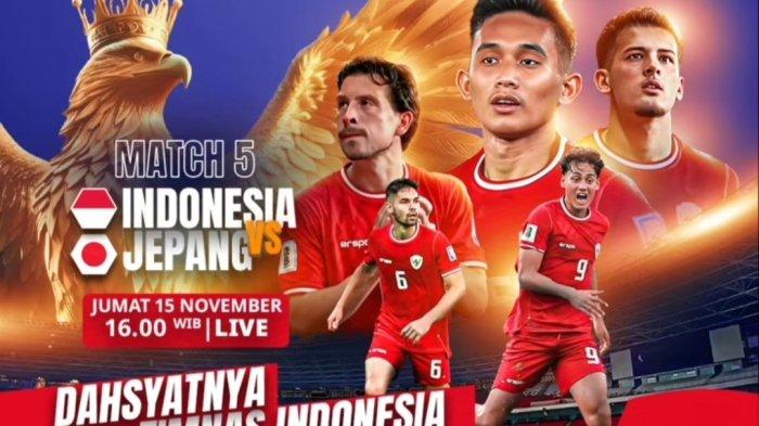 Link dan Cara Nonton Streaming TV Online Timnas Indonesia vs Jepang Live Gratis RCTI Jam 19.00 ...