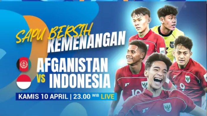 Jam Tayang Jadwal Bola Timnas U17 Indonesia vs Afghanistan Siaran TV Online dan Live Gratis RCTI ...