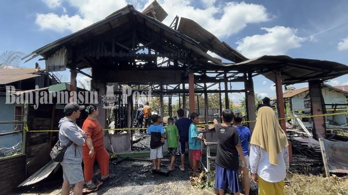 Kebakaran di Teluk Tiram Banjarmasin Hanguskan Tiga Rumah, Dua Warga Tewas Tersengat Listrik ...
