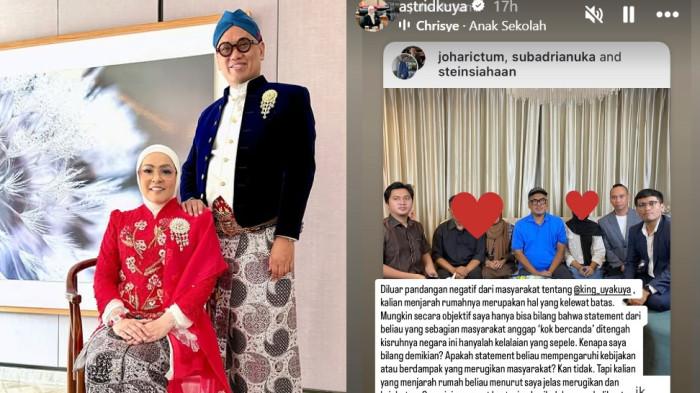 Posisi Uya Kuya Sebagai Legislator Dinonaktifkan, Astrid Pasang Badan Ungkit Kinerja Suaminya di ...