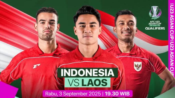 LINK dan Cara Nonton Streaming TV Online Timnas U23 Indonesia vs Laos, Live Gratis SCTV dan ...