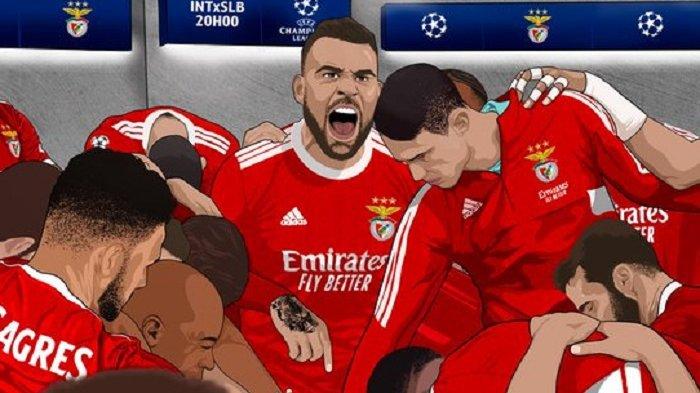 Link dan Cara Nonton Live Streaming Inter Milan vs Benfica Leg 2 Liga Champion Siaran Moji TV ...