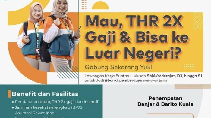 Lowongan Kerja BTPN Syariah di Banjar dan Baritokuala Kalsel, Ada untuk ...