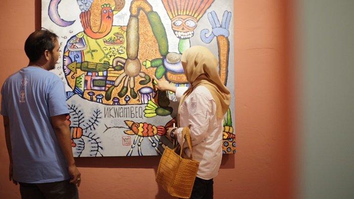 Pameran Lukisan di Taman Budaya Kalsel, Jadi Ajang Seniman Bersuara ...
