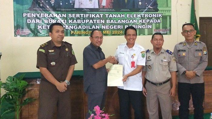 BPN Terbitkan Sertifikat Elektronik untuk PN Paringin, Perdana di ...